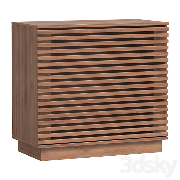Chest of drawers made of acacia wood Karan 75*70cm - Sideboard & Chest ...