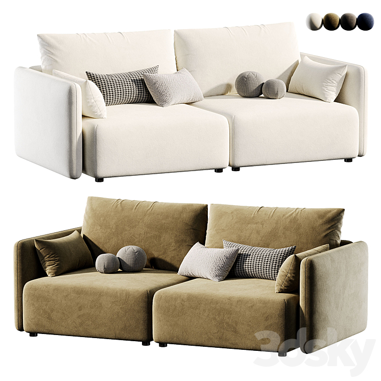 Sofa bed LIO By skdesign - Sofa - 3D model