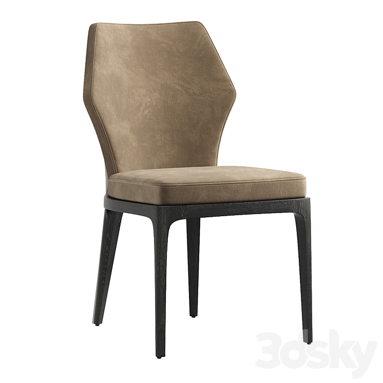 Achilles Dining Side Chair - Chair - 3D model