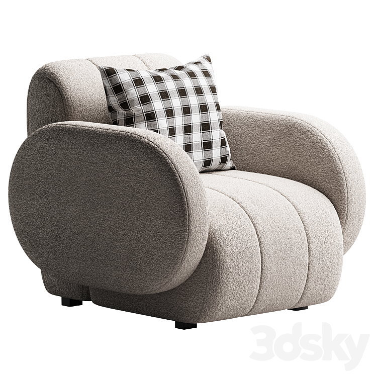 Waylen Accent Chair - Arm chair - 3D model