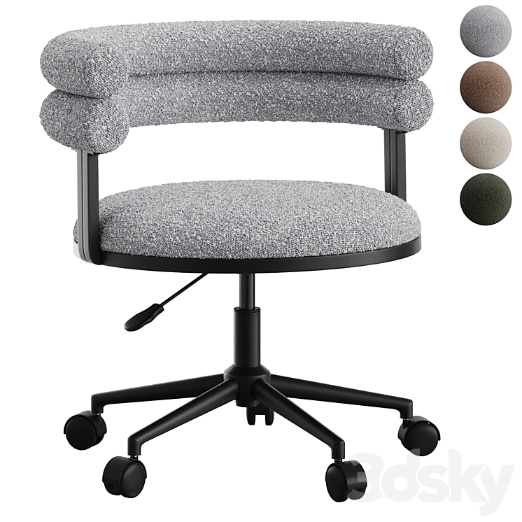 Office chair Ponty - Office furniture - 3D model