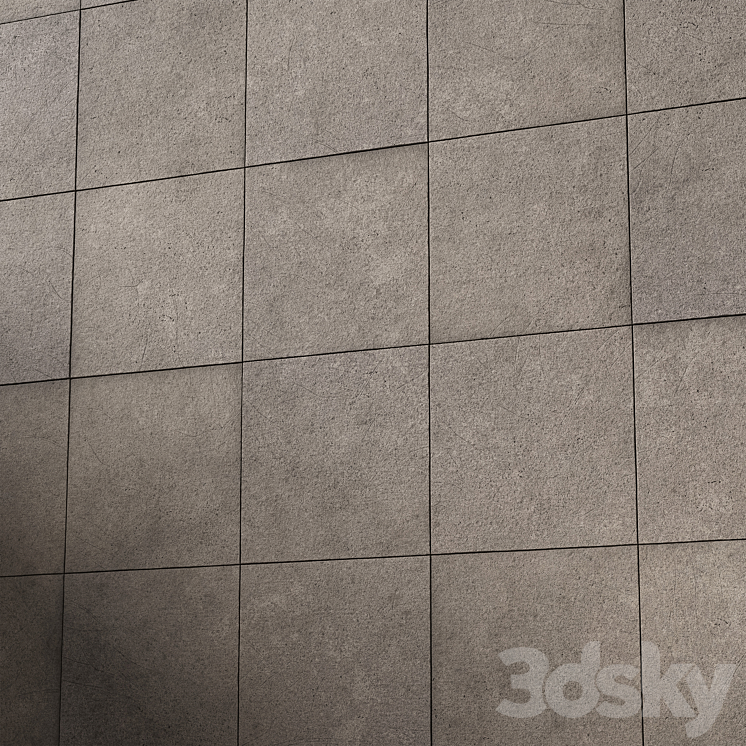 Seamless PBR Tile Material 74 - Tile - 3D model