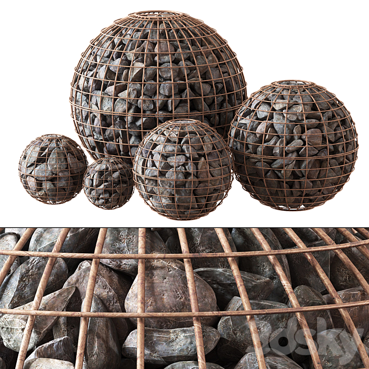 Gabion n5 - Environment elements - 3D model