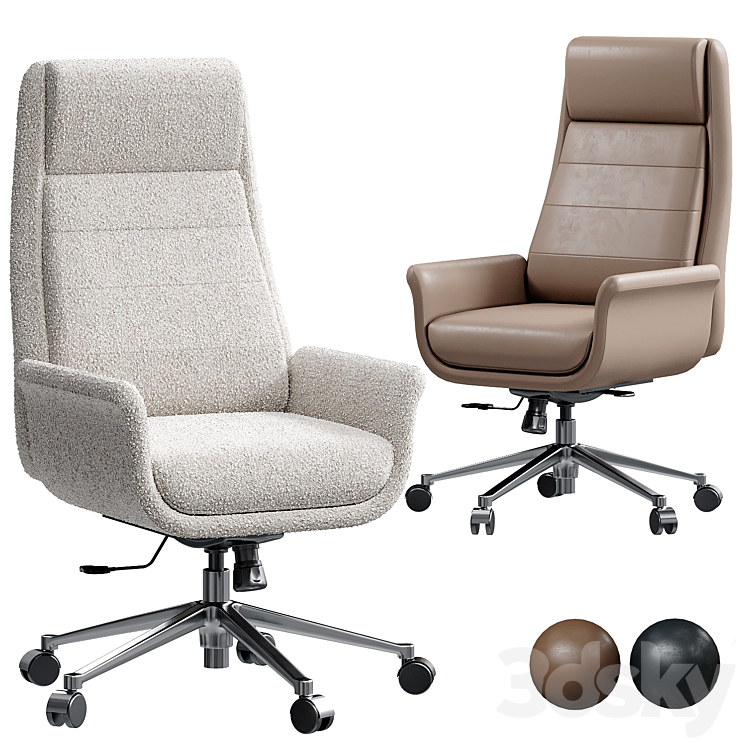 Executive Office Chair Realspace - Office furniture - 3D model