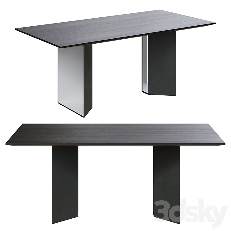 Asco Vector Dining Table - Table - 3D model