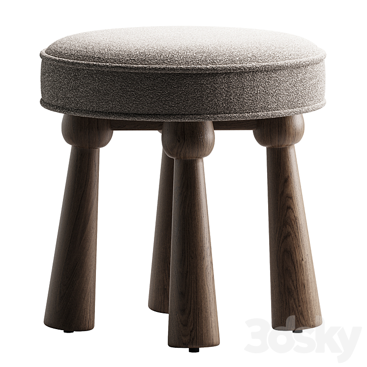 Halen Indoor Outdoor Stool - Other soft seating - 3D model
