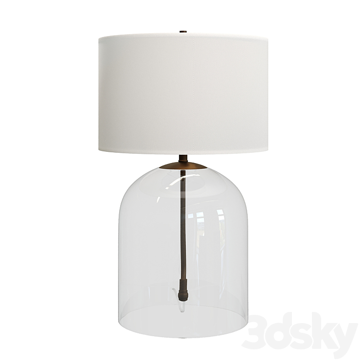 Aria Glass Dome Table Lamp - Table lamp - 3D model