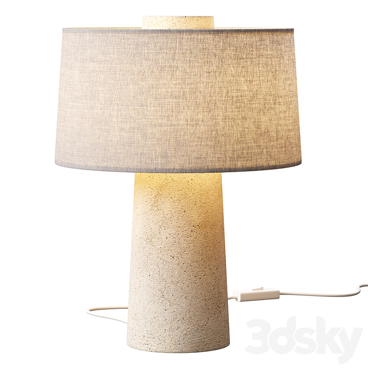 Merritt Marble Table Lamp - Table lamp - 3D model