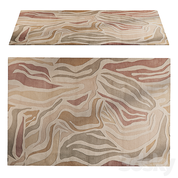 Blonde Reverie Rug - Carpets - 3D model