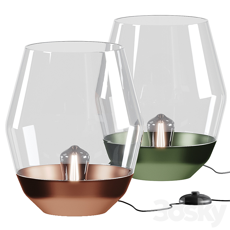 New Works Bowl Table Lamp - Table lamp - 3D model