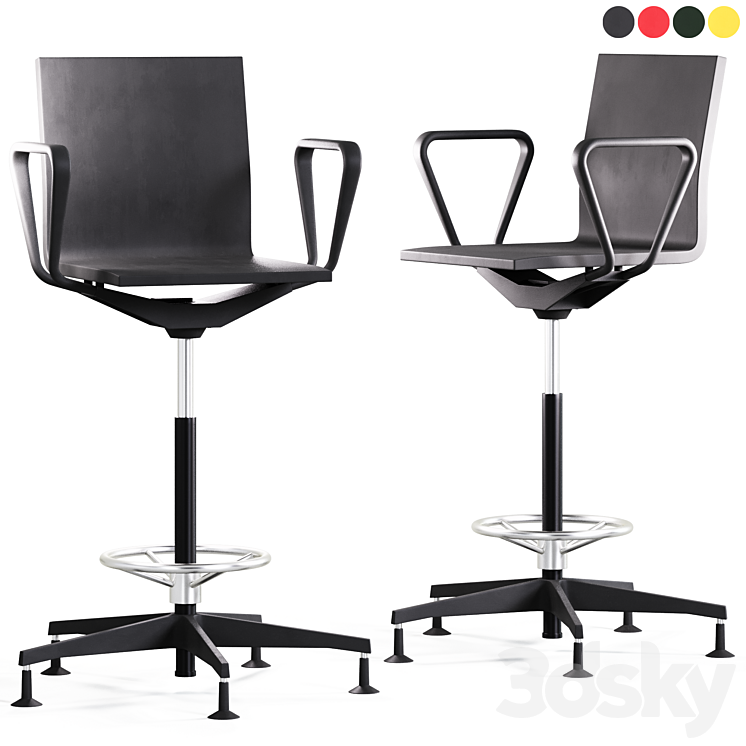 Counter - Chair - 3D model