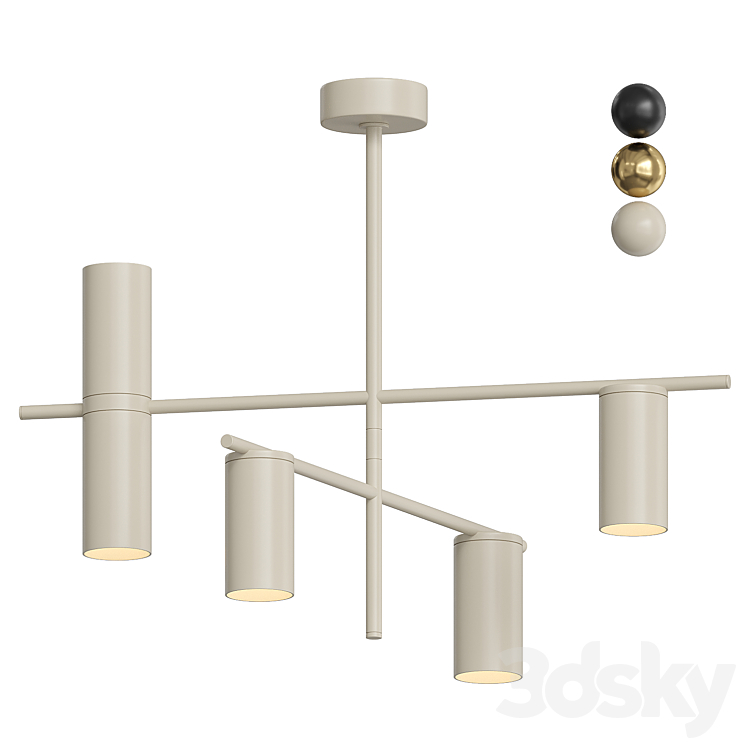 Cassandra Ceiling Light - Pendant light - 3D model