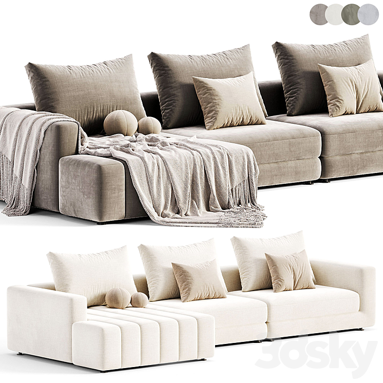 Berry sofa - Sofa - 3D model