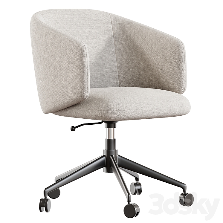 Crescent Swivel Office Chair - Office furniture - 3D model