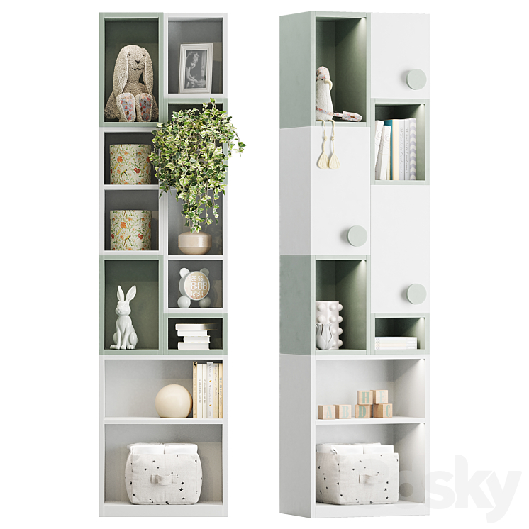 Rolo Auri Shelf - Wardrobe - 3D model