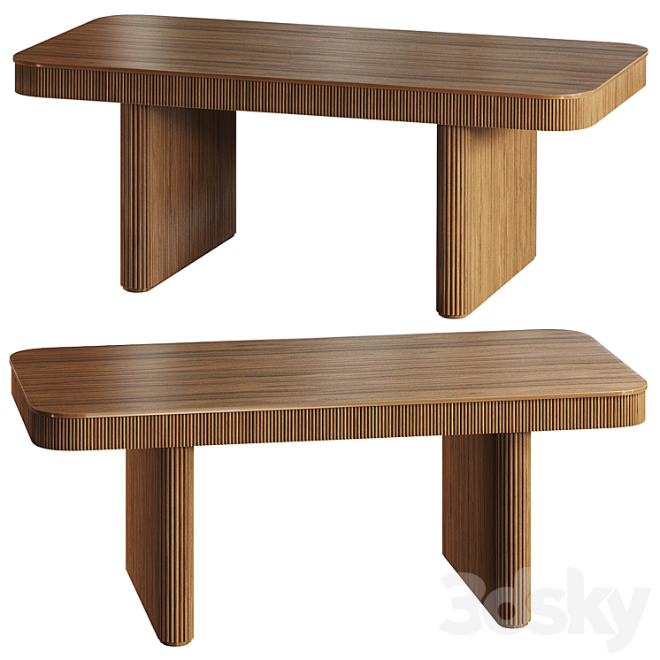 Marisol 78" Dining Table - Table - 3D model