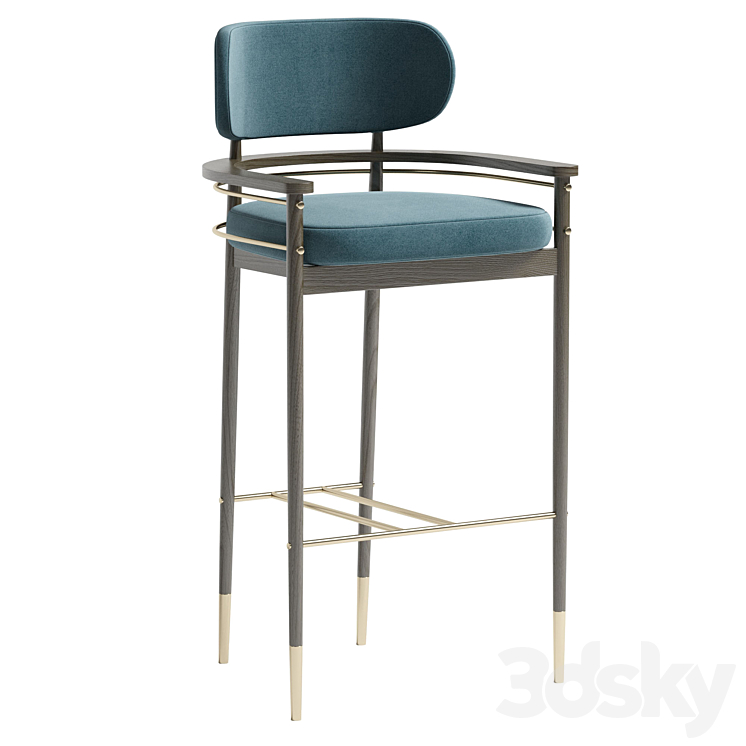 HOPPER Bar Chair - Chair - 3D model
