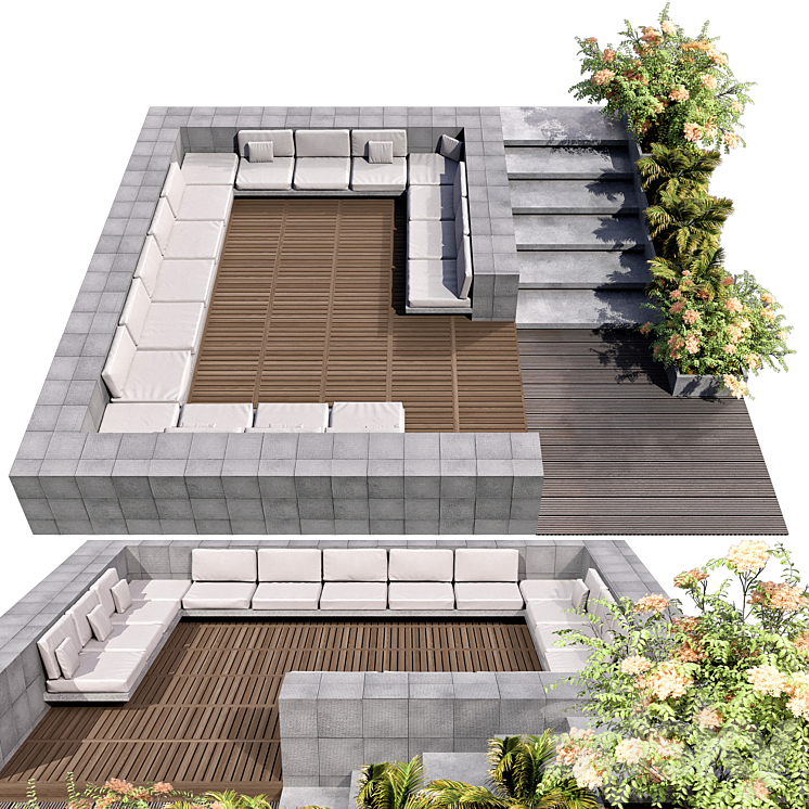 Outdoor Seating Area No.19 - Other - 3D model