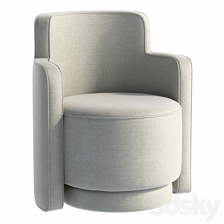 Rhea Swivel Chair - Arm chair - 3D model