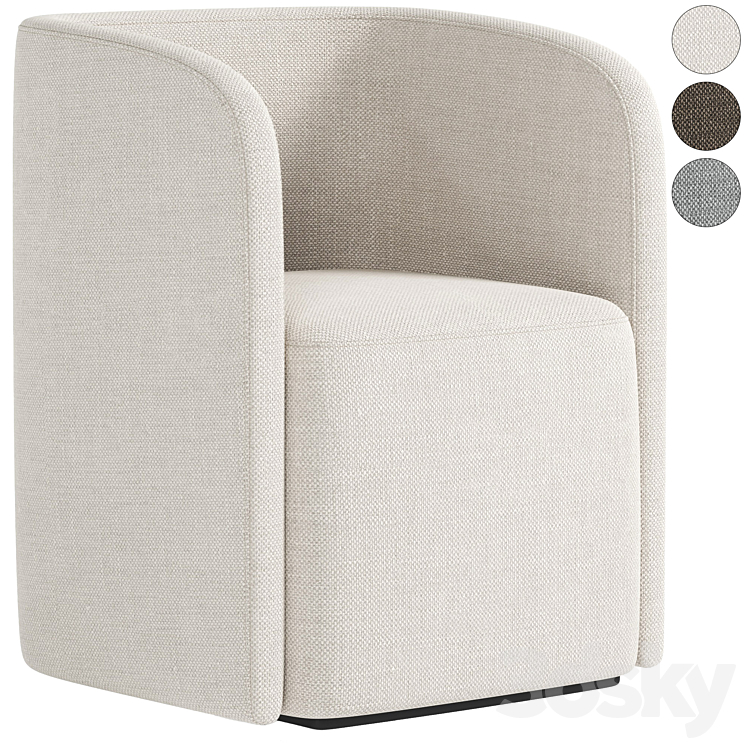 Aldo chair - Arm chair - 3D model