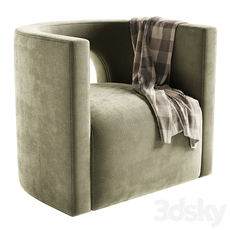 H20 Lounge Armchair - Arm chair - 3D model