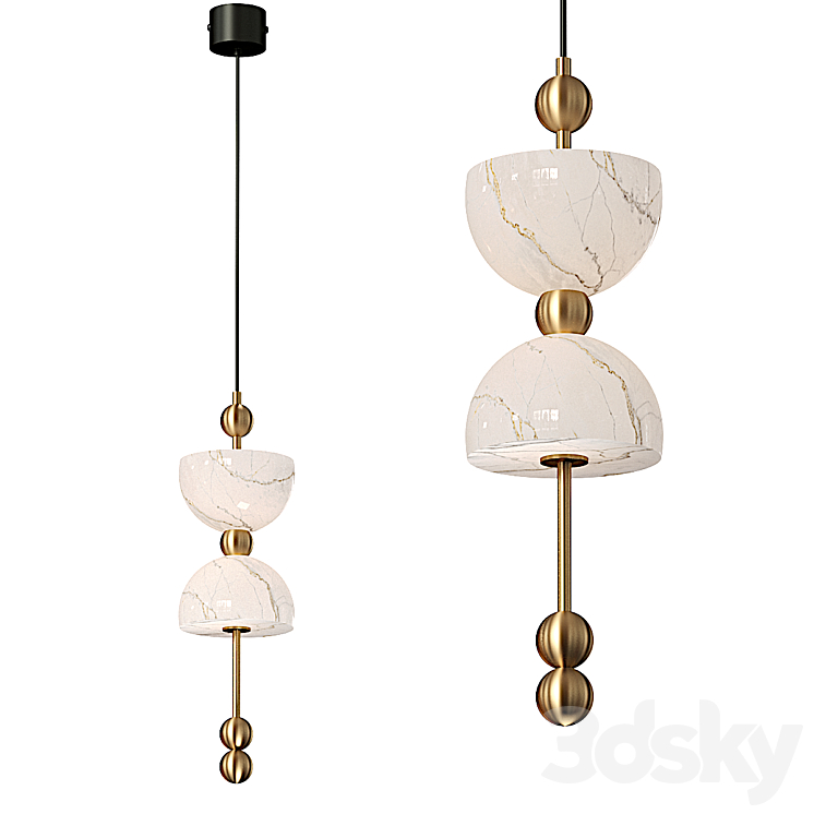 Lyra Pendant Lamp - Pendant light - 3D model