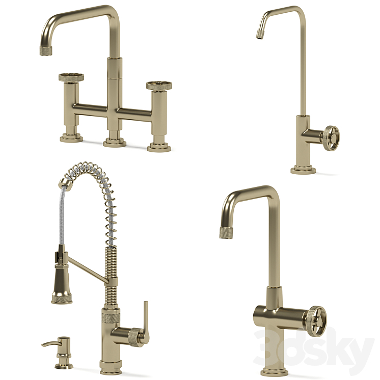 KRAUS kitchen faucets collection - Faucet - 3D model