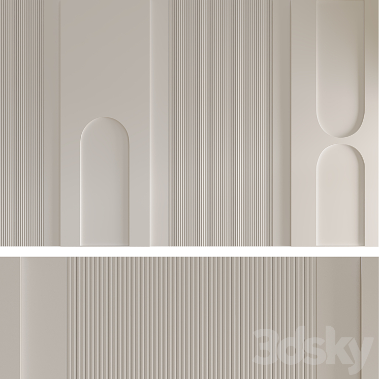 Passage wall panel - Other decorative objects - 3D model