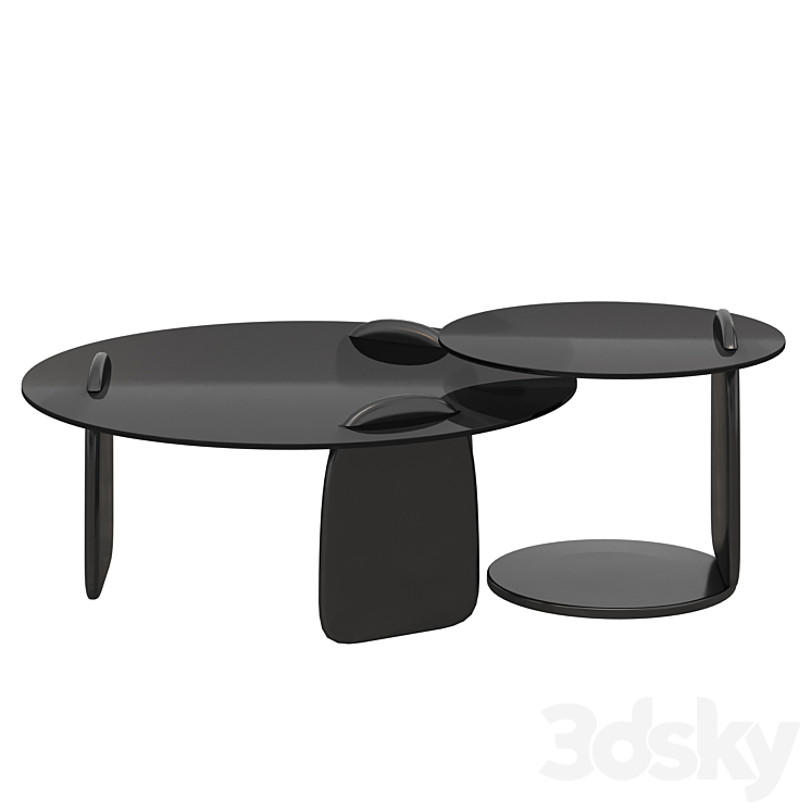 Modern Luxury Glass Table for Home Hotel - Table - 3D model