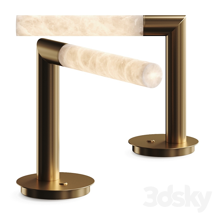 Northern Lights Geo Desk Lamp - Table lamp - 3D model
