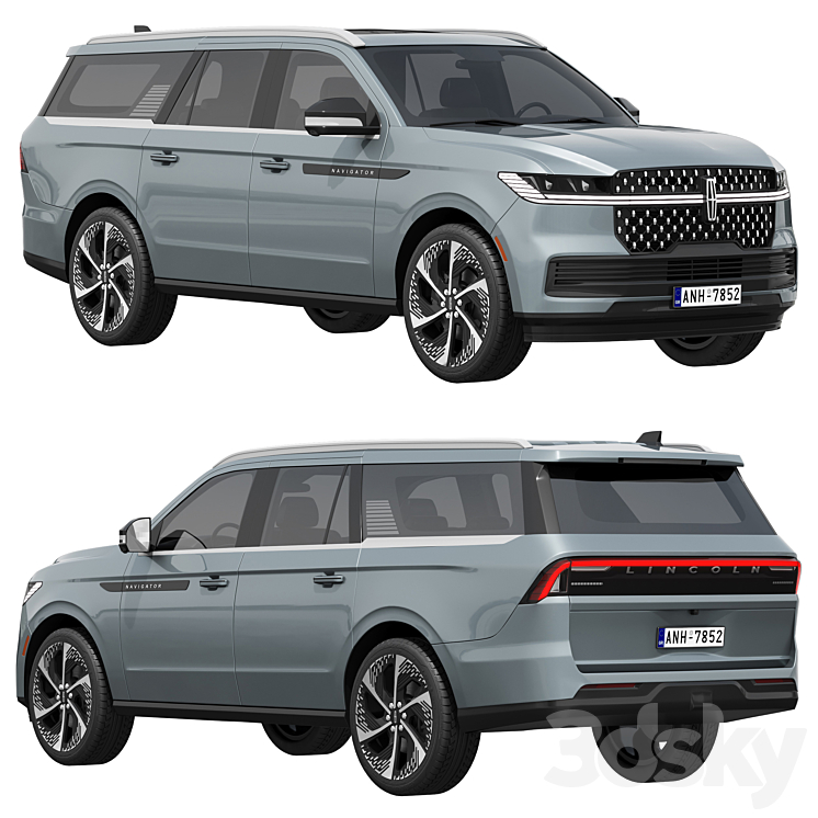 Lincoln Navigator 2025 - Ground Transport - 3D model