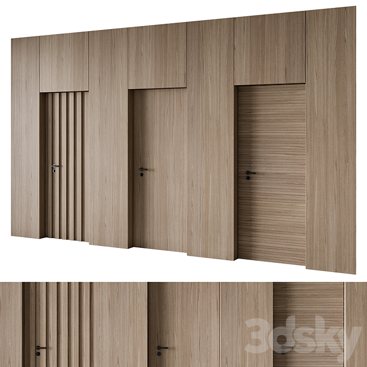Concealed door 16 - Doors - 3D model