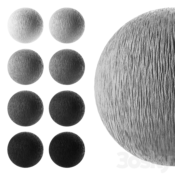 Concrete Textures Set 017 - Stone - 3D model