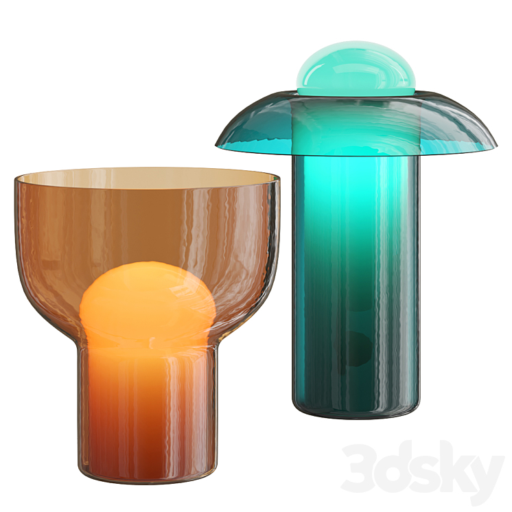 Rakumba Haru & So table lamp - Table lamp - 3D model
