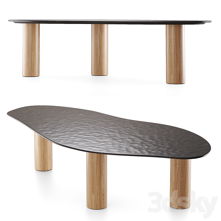 Coffee table Lake by Dantone Home - Table - 3D model