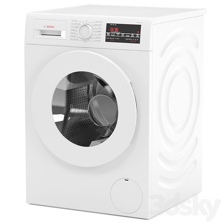 BOSCH washing machine - Household appliance - 3D model