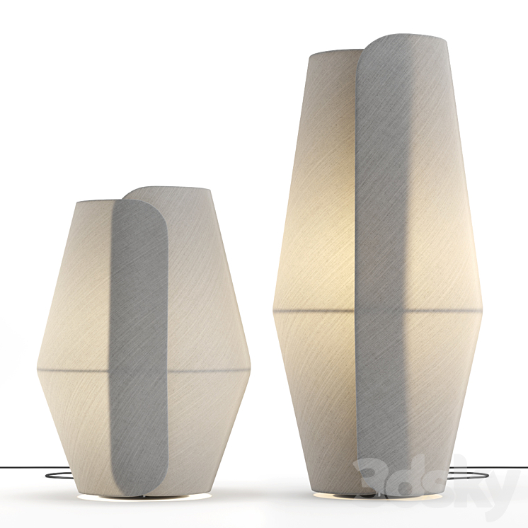 Floor lamp Volute Rakumba - Floor lamp - 3D model