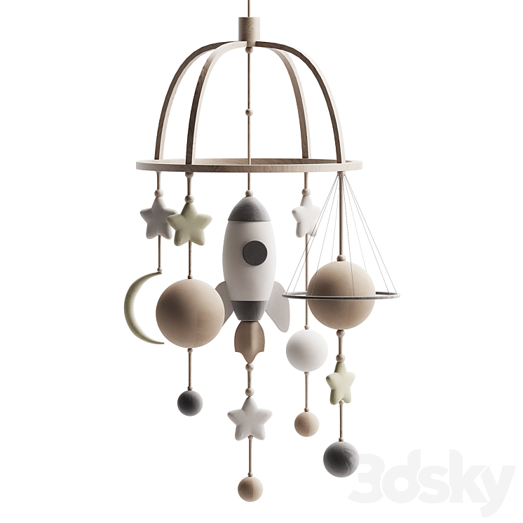 ChildrenS hanging mobile v3 - Toy - 3D model