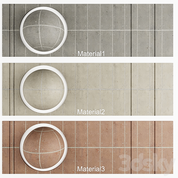 Plaster Slab Wall - Stone - 3D model