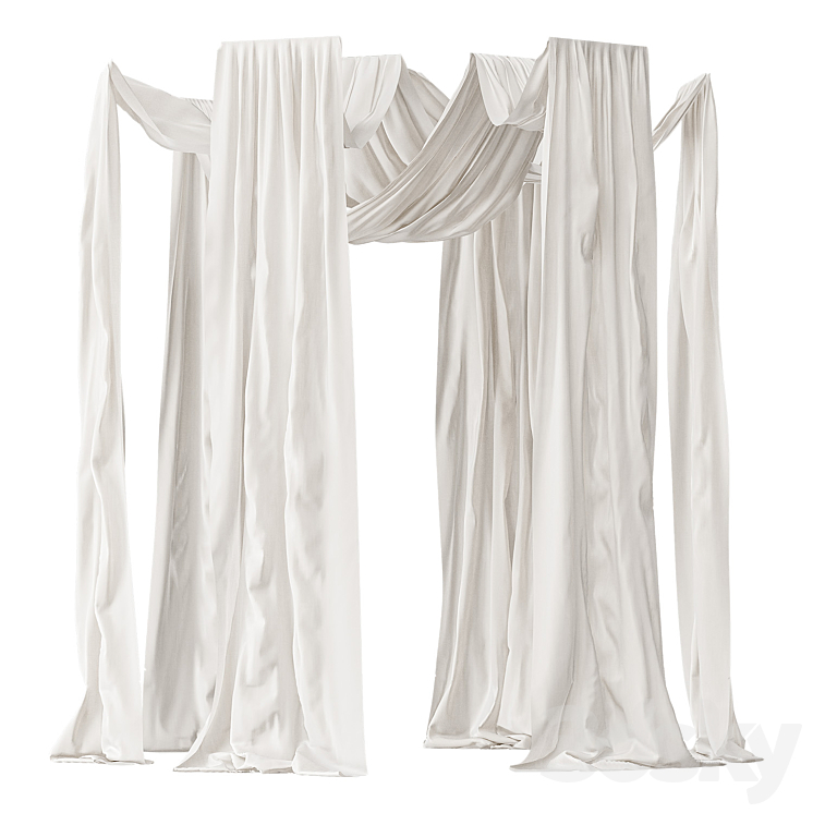 Drapery NG2 - Other decorative objects - 3D model