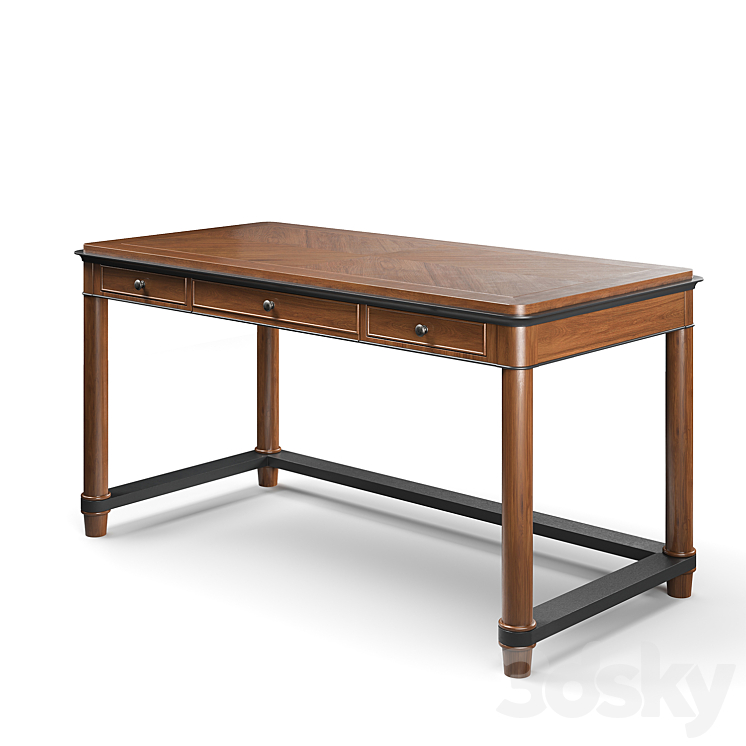 Martin furniture Writing desk Kensington - Table - 3D model
