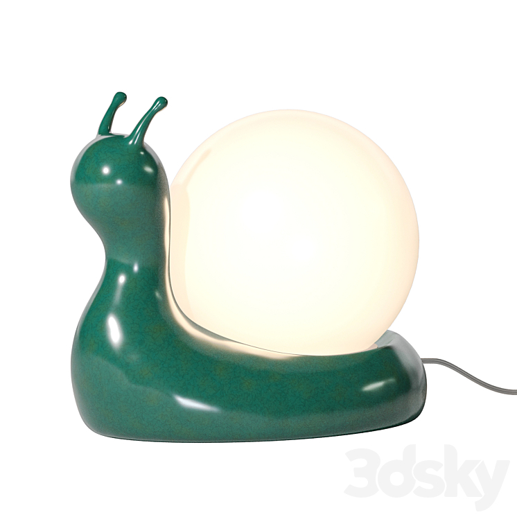 Kids Snail Table Lamp - Table lamp - 3D model