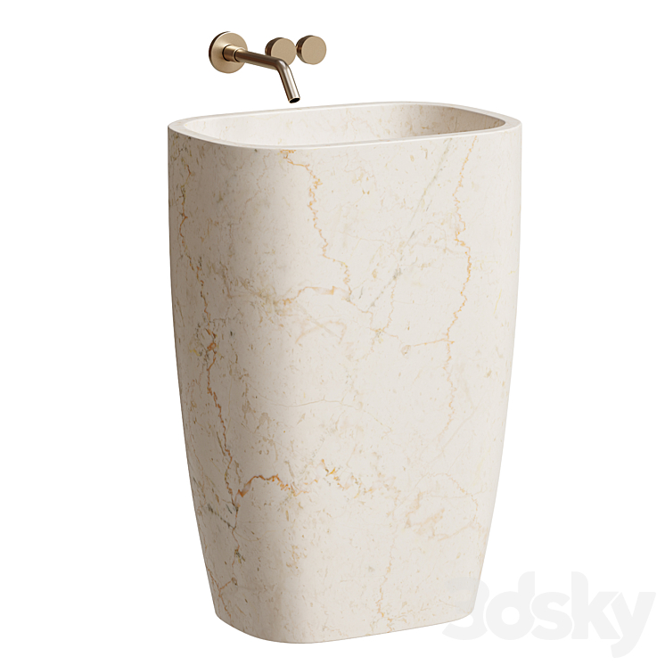 MILK STONE - Wash basin - 3D model
