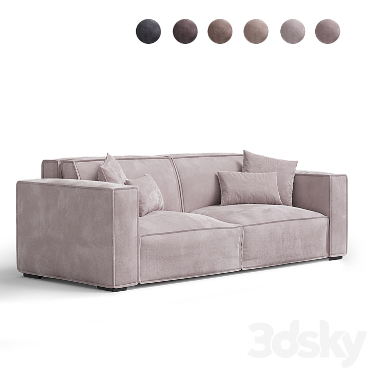 OM Sofa Tony two-seater - Sofa - 3D model