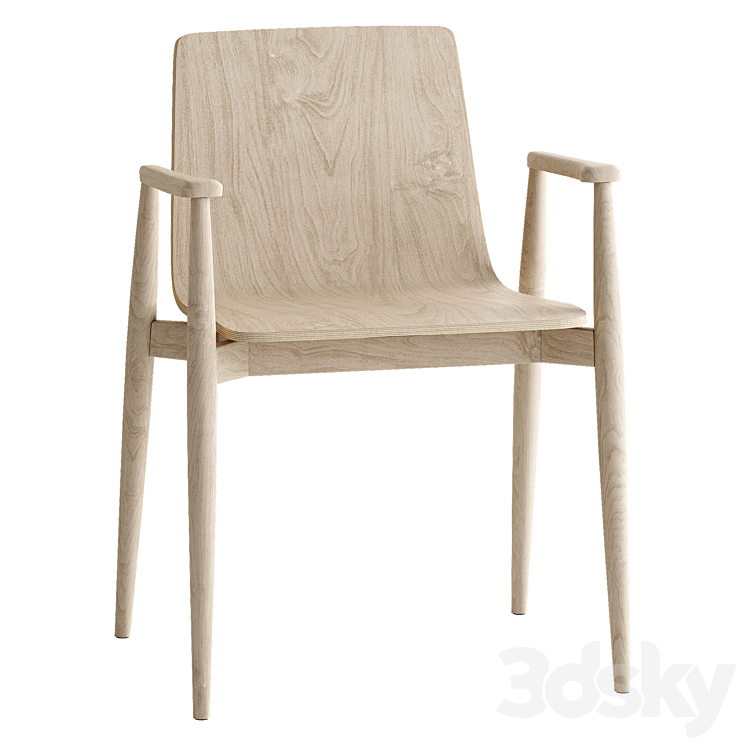Dining chair with armrests OSLO - Chair - 3D model