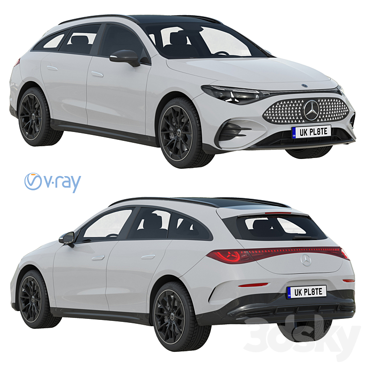 Mercedes-Benz CLA Shooting Brake EQ AMG line 2026 - Ground Transport ...