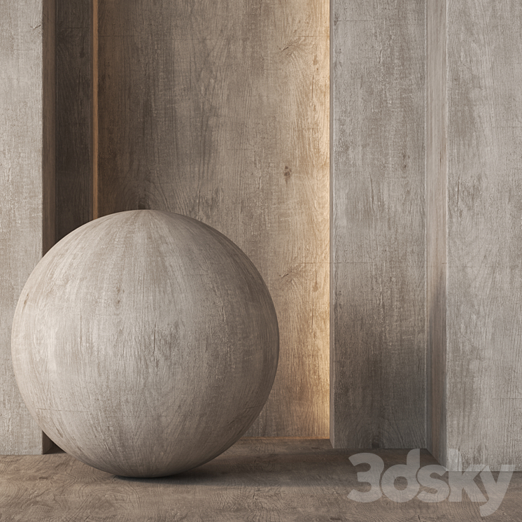 Rustic Wood Texture 4K - Seamless - Wood - 3D model