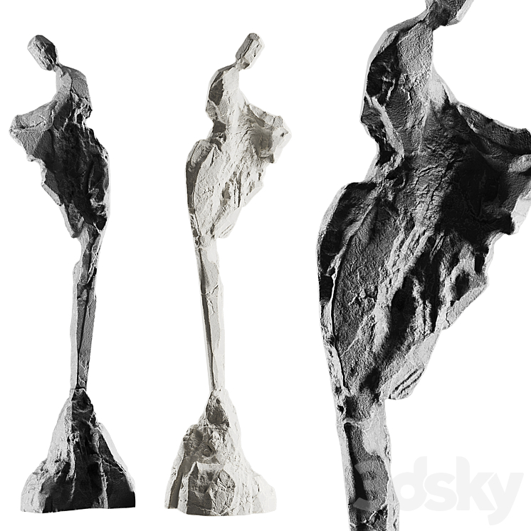 Sculpture Abstract human 20 - Sculpture - 3D model
