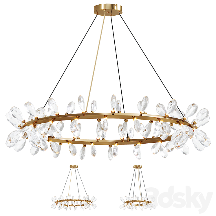 Pendant lamp GLORIOLE RING - Pendant light - 3D model