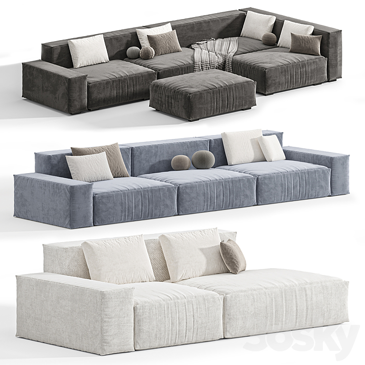 Modular Sofa Bon One - Sofa - 3D model